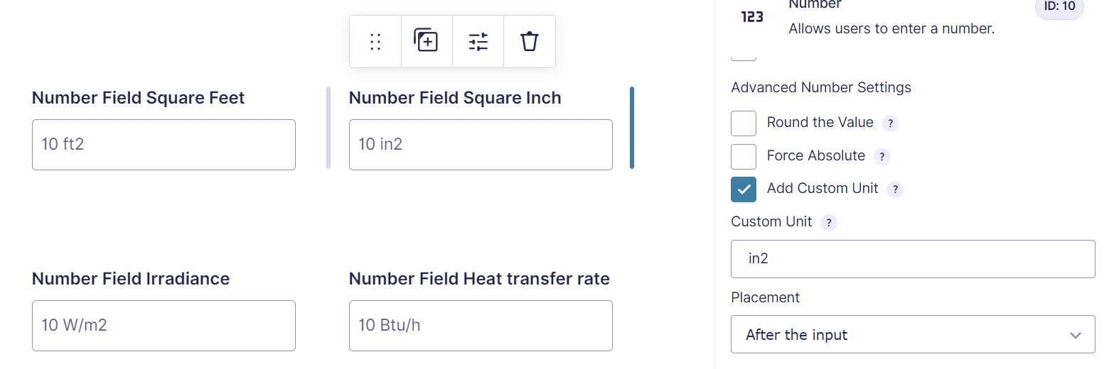Custom Units (%, m2) for Gravity Forms Number Field - Tutorial - GravityWP