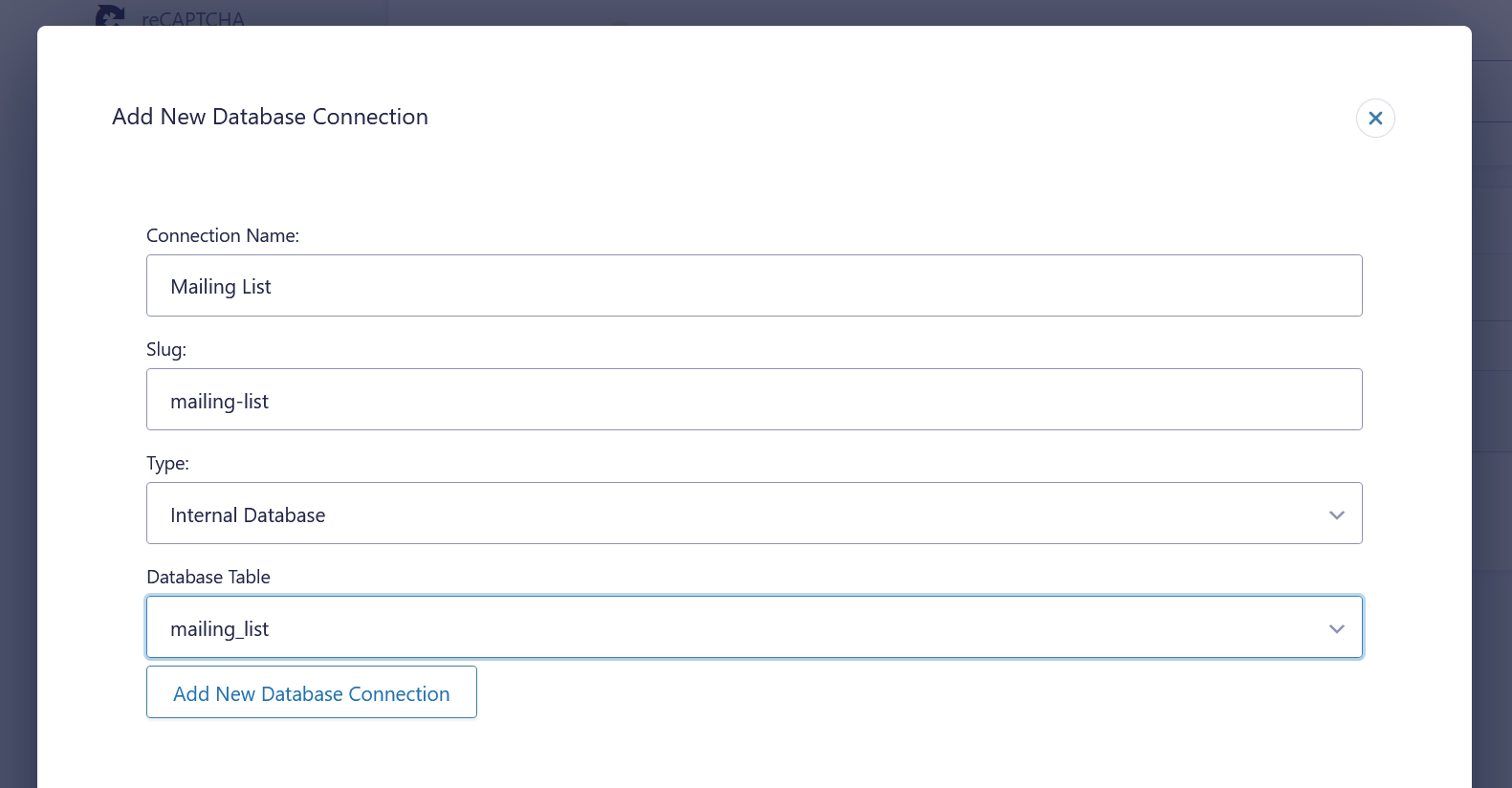 Set up database connections - Entry To Database - Documentation - GravityWP